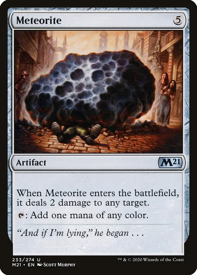 Meteorite • Artifact (Core Set 2021) - MTG Assist