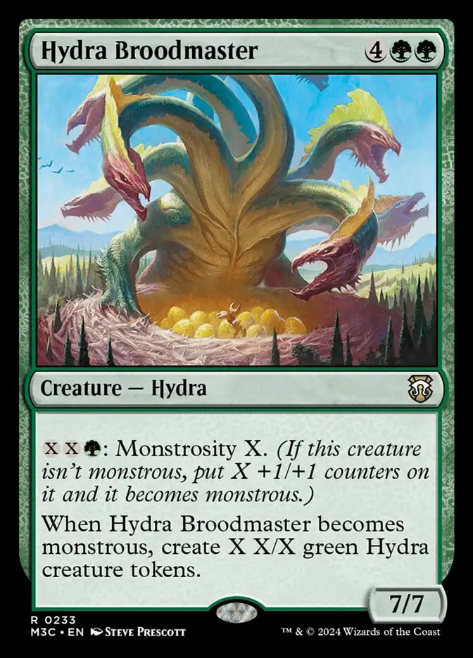 Hydra Broodmaster • Creature — Hydra (Modern Horizons 3 Commander ...