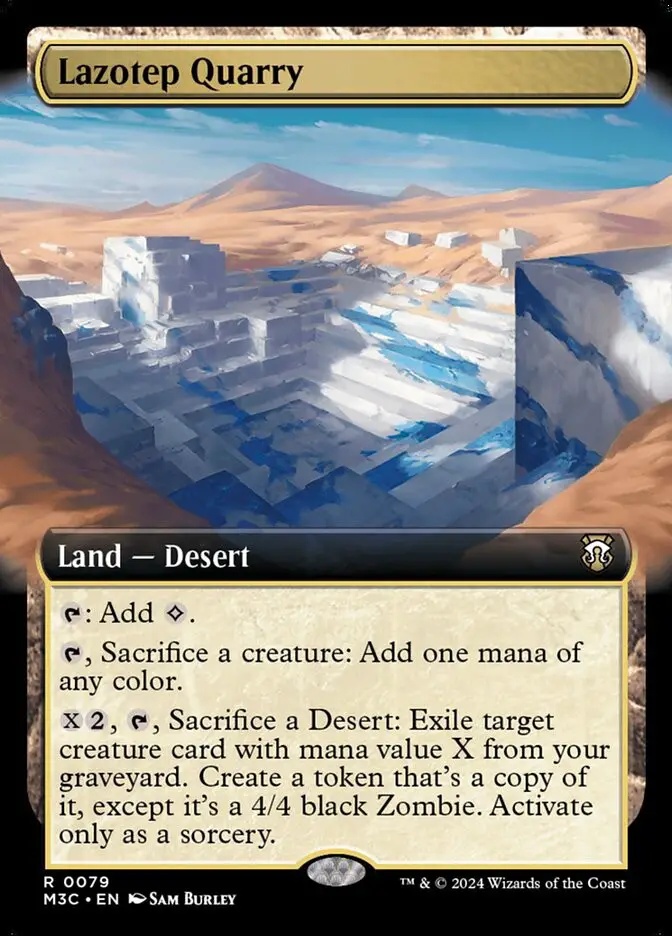 Lazotep Quarry • Land — Desert (Modern Horizons 3 Commander) - MTG Assist