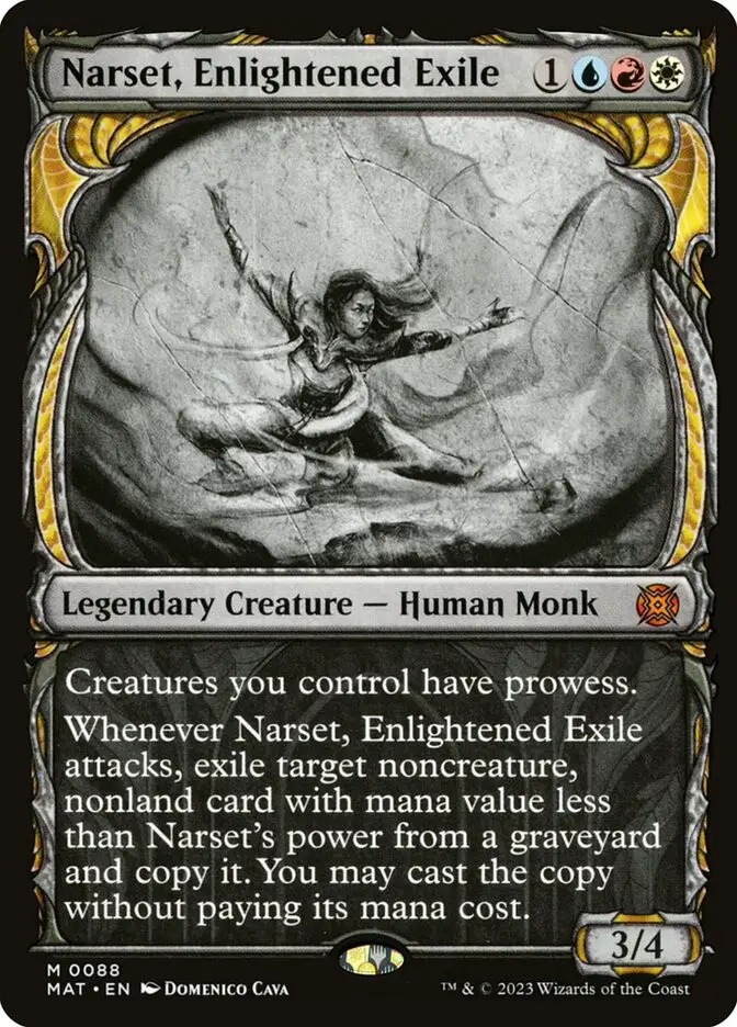 Narset, Enlightened Exile • Legendary Creature — Human Monk (March of ...