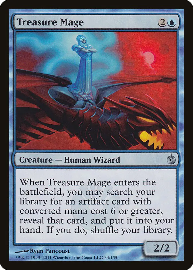 Treasure Mage • Creature — Human Wizard (Mirrodin Besieged) - MTG Assist
