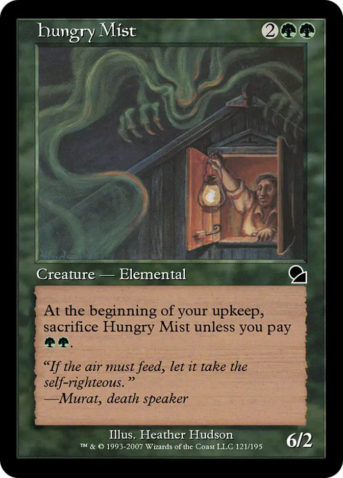 Hungry Mist • Creature — Elemental (Masters Edition) - MTG Assist