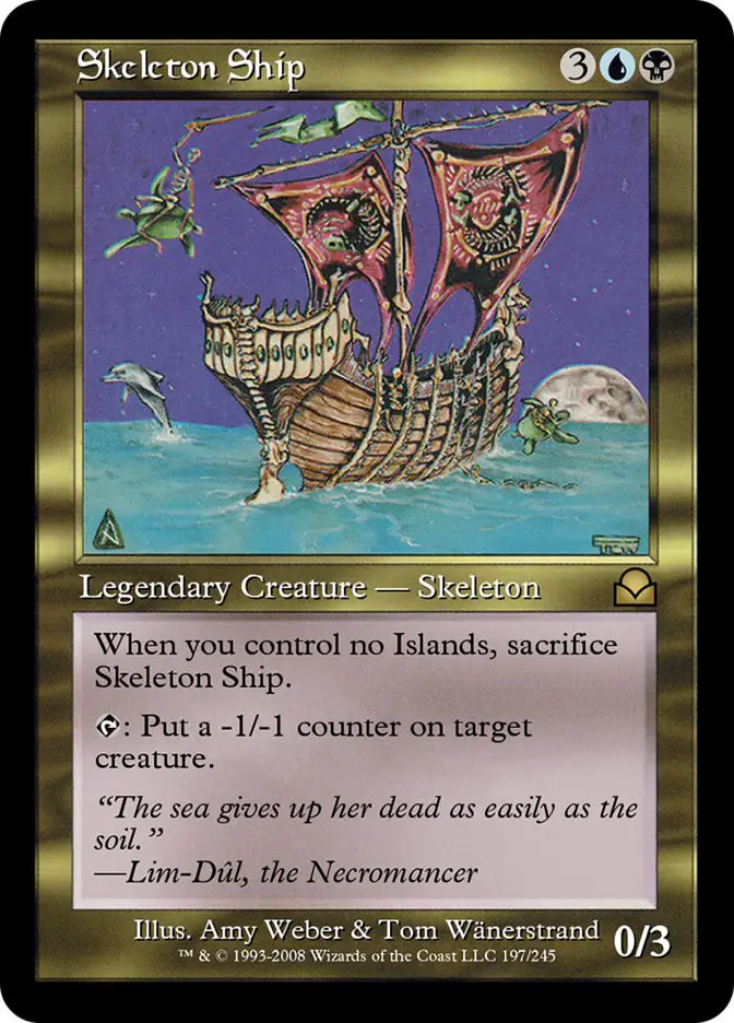 Skeleton Ship • Legendary Creature — Skeleton (Masters Edition II ...