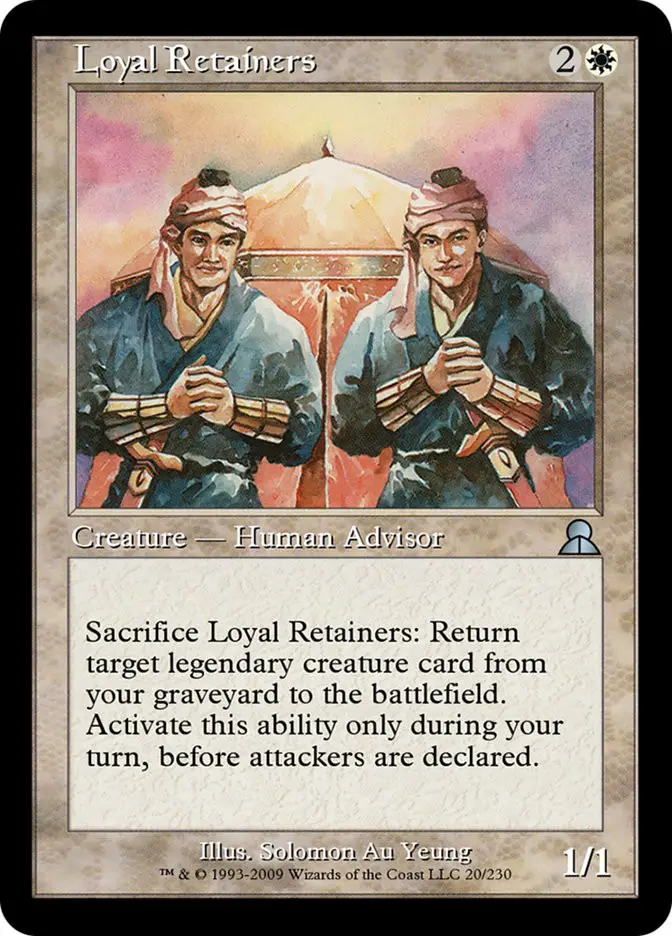 Loyal Retainers • Creature — Human Advisor (Masters Edition III) - MTG ...