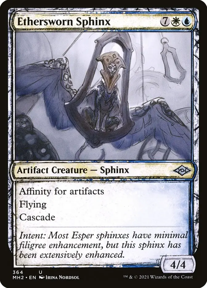 Ethersworn Sphinx • Artifact Creature — Sphinx (Modern Horizons 2 ...