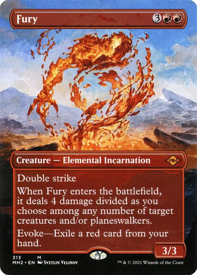 Fury • Creature — Elemental Incarnation (Modern Horizons 2) - MTG Assist