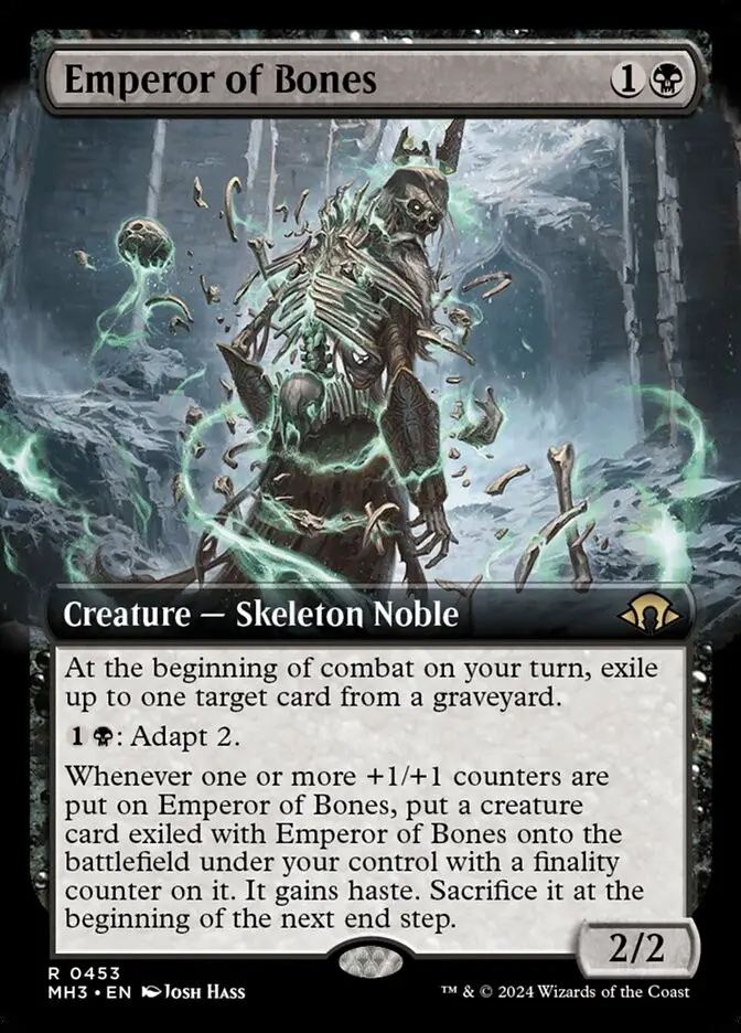 Emperor of Bones • Creature — Skeleton Noble (Modern Horizons 3) - MTG ...
