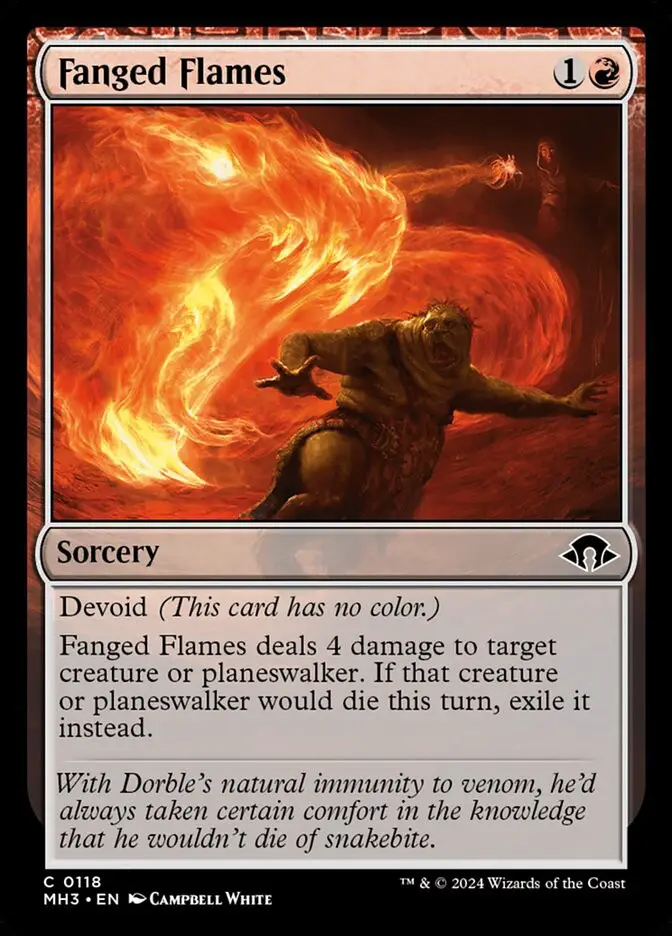 Fanged Flames sets and printings - MTG Assist