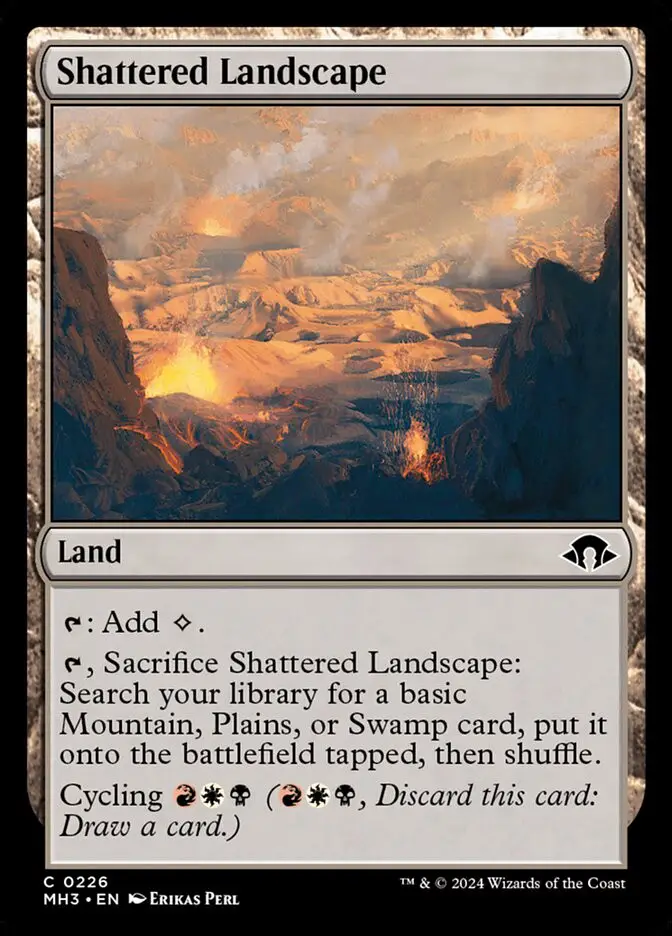 Shattered Landscape • Land (Modern Horizons 3) - MTG Assist