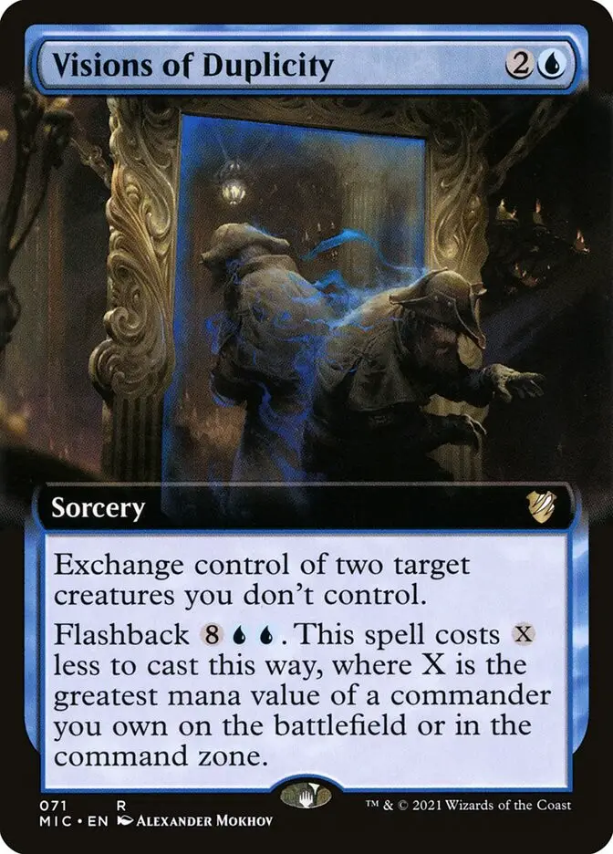 Visions of Duplicity • Sorcery (Midnight Hunt Commander) - MTG Assist