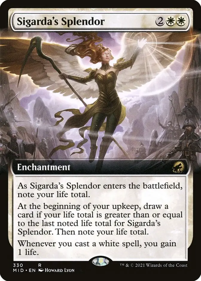 Sigarda's Splendor • Enchantment (Innistrad: Midnight Hunt) - MTG Assist