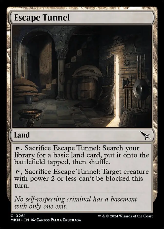 Escape Tunnel • Land (Murders at Karlov Manor) - MTG Assist