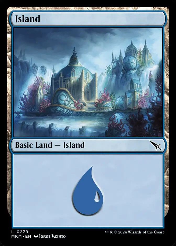 Island • Basic Land — Island (Murders at Karlov Manor) - MTG Assist
