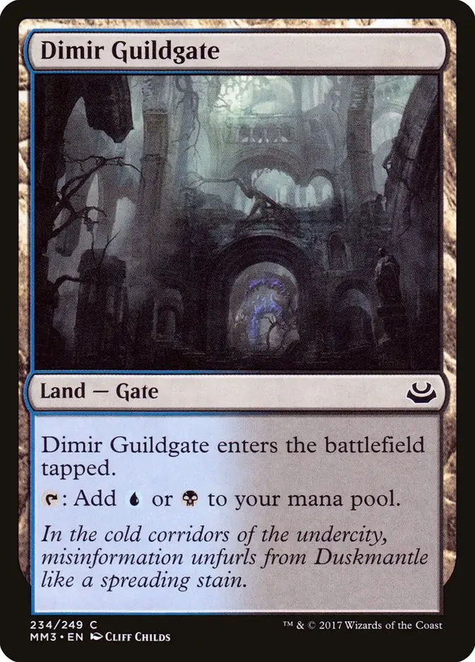 Dimir Guildgate • Land — Gate (Modern Masters 2017) - MTG Assist