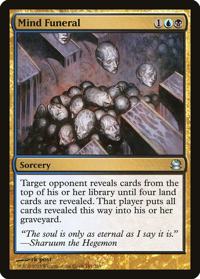 Mind Funeral • Sorcery (Modern Masters) - MTG Assist