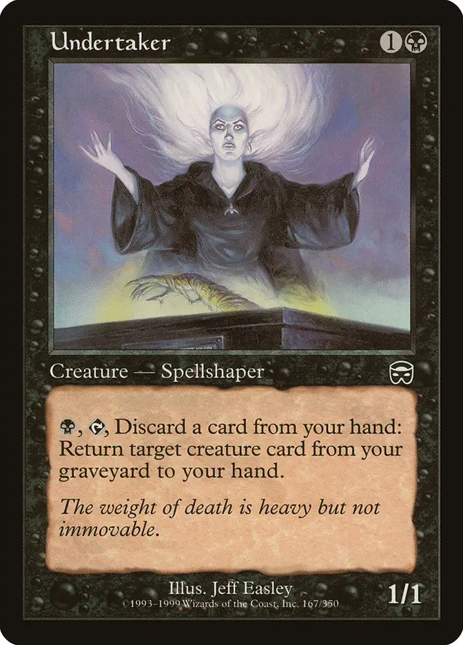 Undertaker • Creature — Human Spellshaper (Mercadian Masques) - MTG Assist
