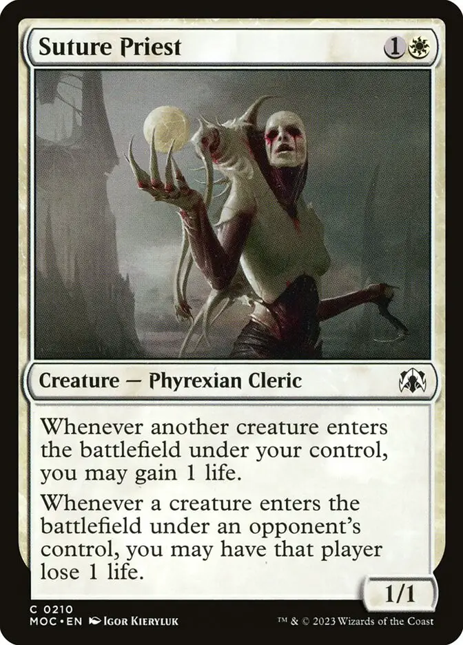 Suture Priest • Creature — Phyrexian Cleric (March of the Machine ...