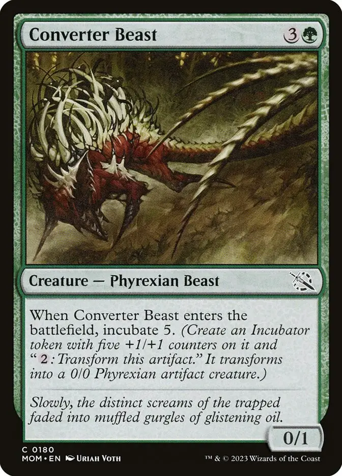 Converter Beast • Creature — Phyrexian Beast (March of the Machine ...