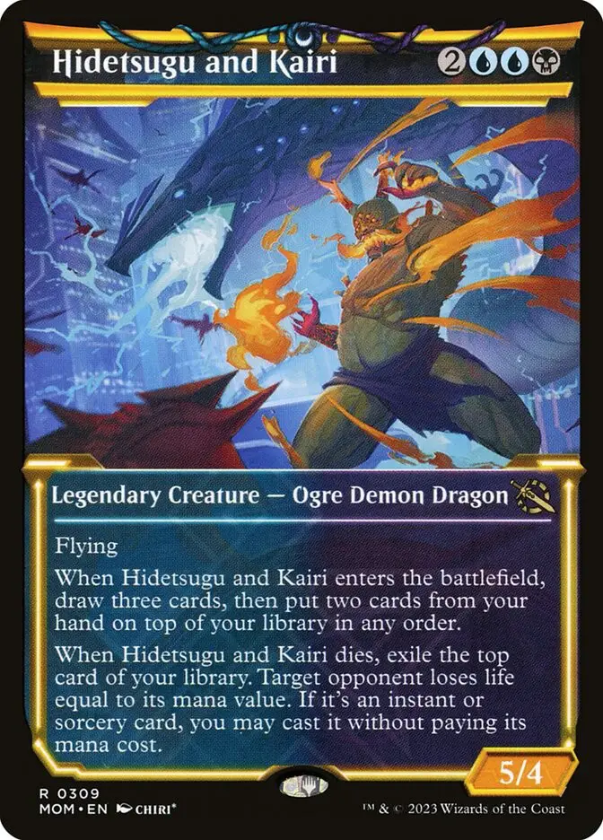 Hidetsugu and Kairi • Legendary Creature — Ogre Demon Dragon (March of ...