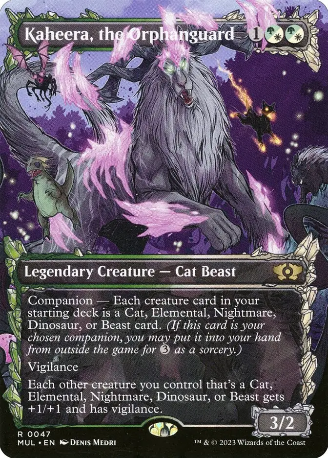 Kaheera, the Orphanguard • Legendary Creature — Cat Beast (Multiverse ...