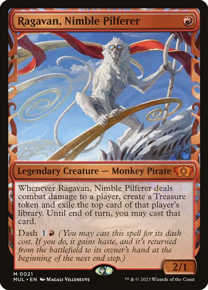 Ragavan, Nimble Pilferer • Legendary Creature — Monkey Pirate ...