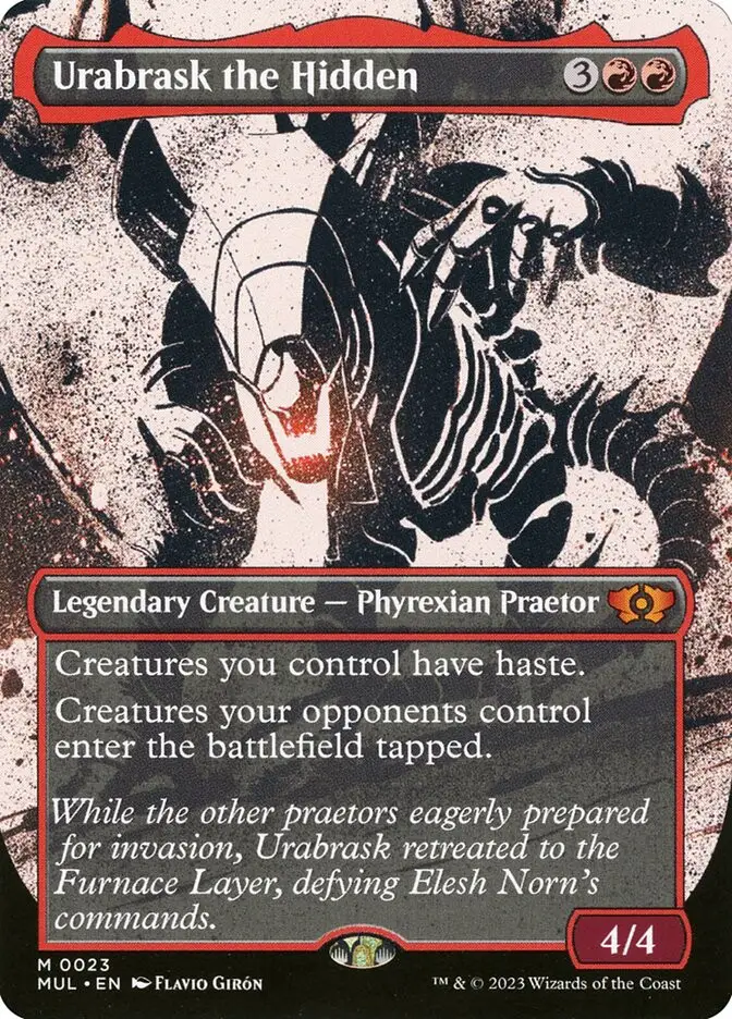 Urabrask the Hidden • Legendary Creature — Phyrexian Praetor ...