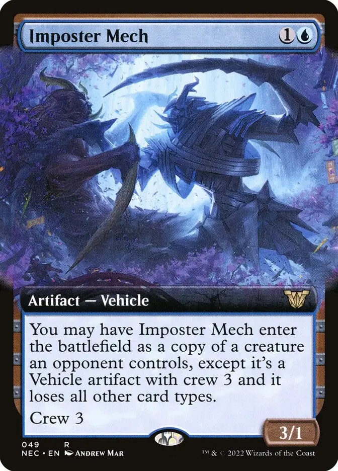 Imposter Mech • Artifact — Vehicle (Neon Dynasty Commander) - MTG Assist
