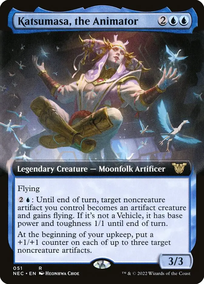 Katsumasa, the Animator • Legendary Creature — Moonfolk Artificer (Neon ...