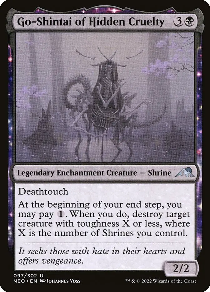 Go-Shintai of Hidden Cruelty • Legendary Enchantment Creature — Shrine ...