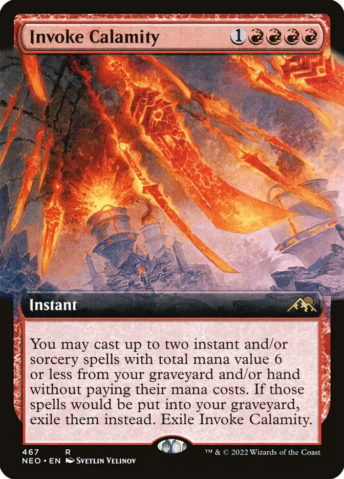 Invoke Calamity • Instant (Kamigawa: Neon Dynasty) - MTG Assist