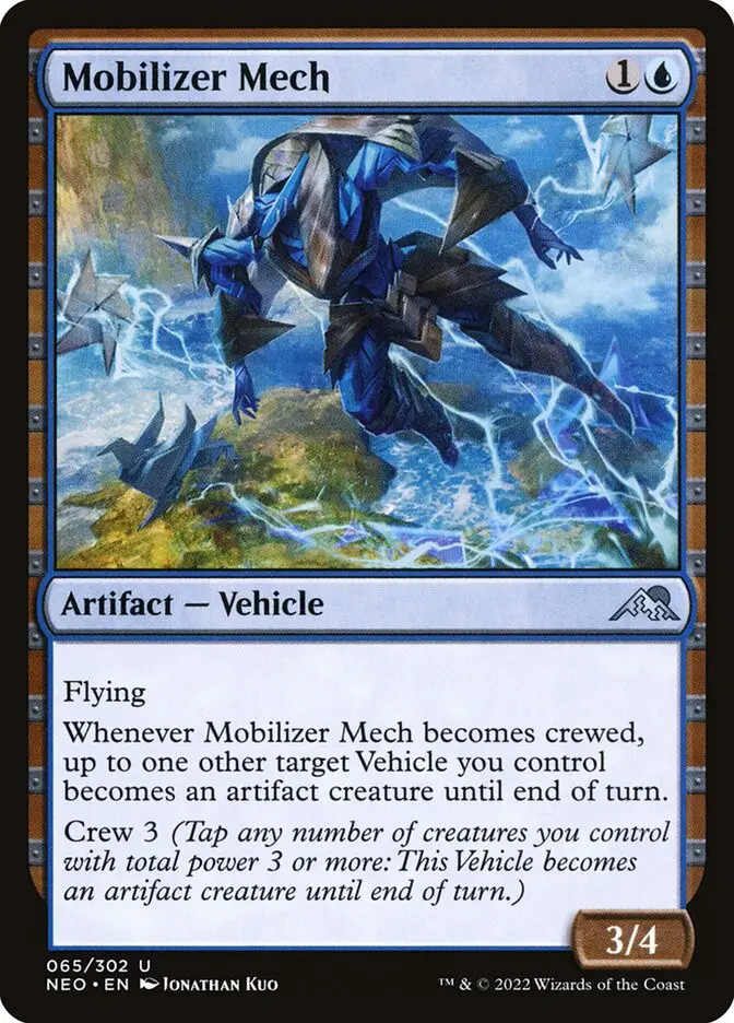 Mobilizer Mech • Artifact — Vehicle (Kamigawa: Neon Dynasty) - MTG Assist