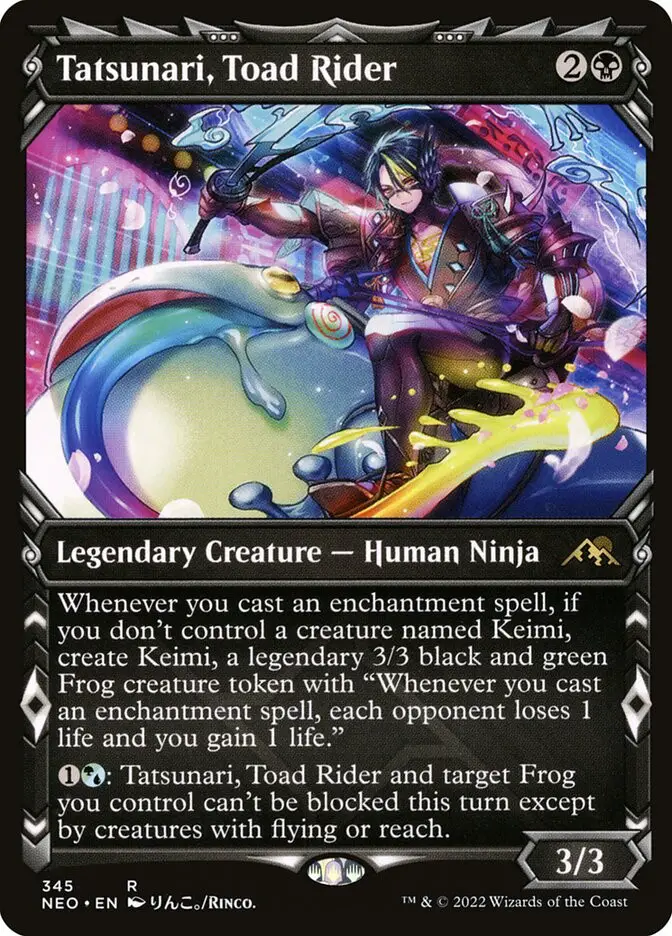 Tatsunari, Toad Rider • Legendary Creature — Human Ninja (Kamigawa ...