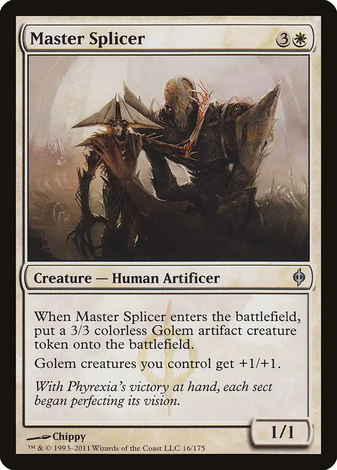 Master Splicer • Creature — Phyrexian Human Artificer (New Phyrexia ...