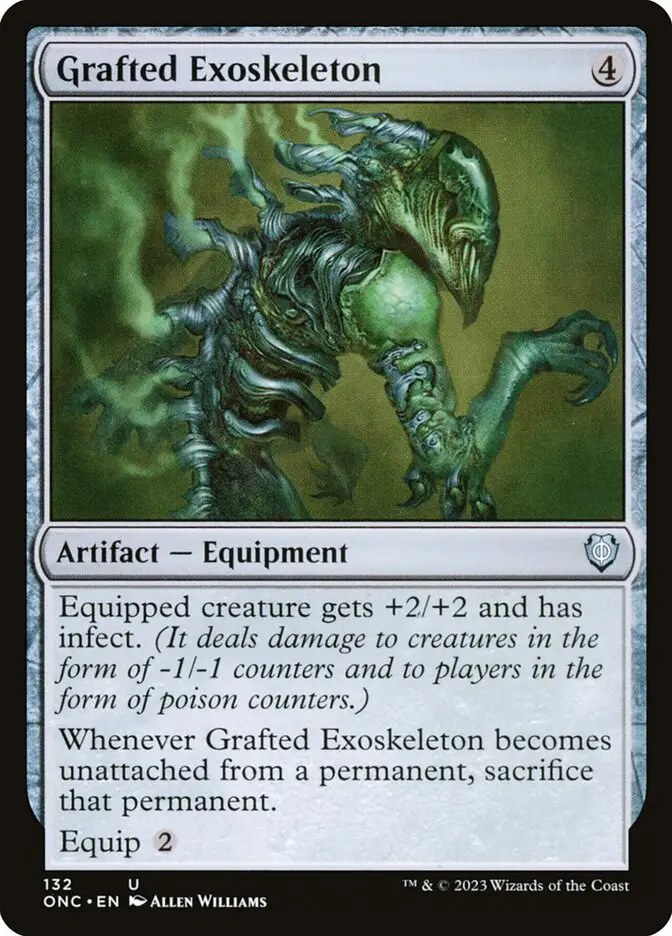 Grafted Exoskeleton • Artifact — Equipment (Phyrexia: All Will Be One ...