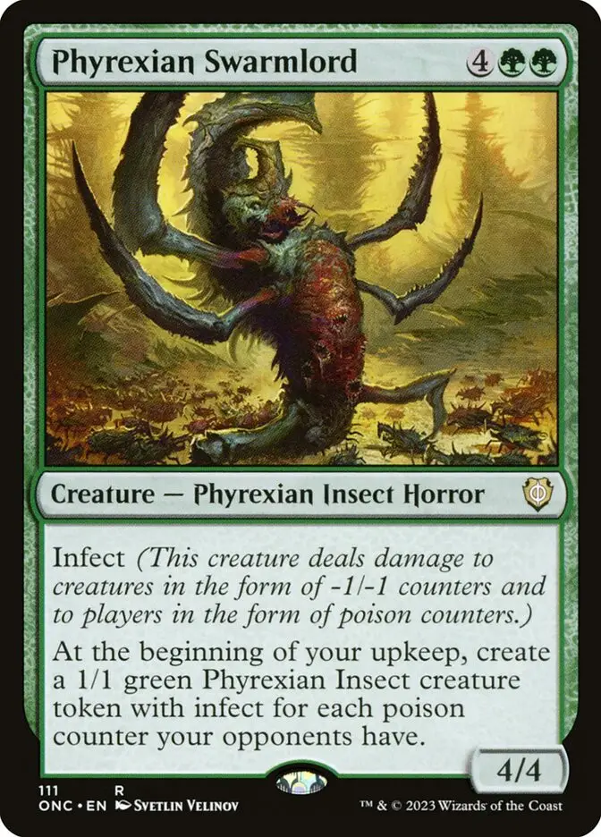 Phyrexian Swarmlord • Creature — Phyrexian Insect Horror (Phyrexia: All ...