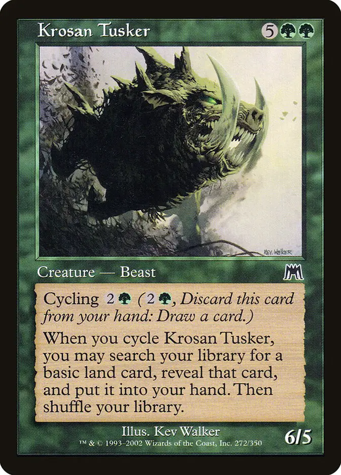 Krosan Tusker • Creature — Boar Beast (Onslaught) - MTG Assist