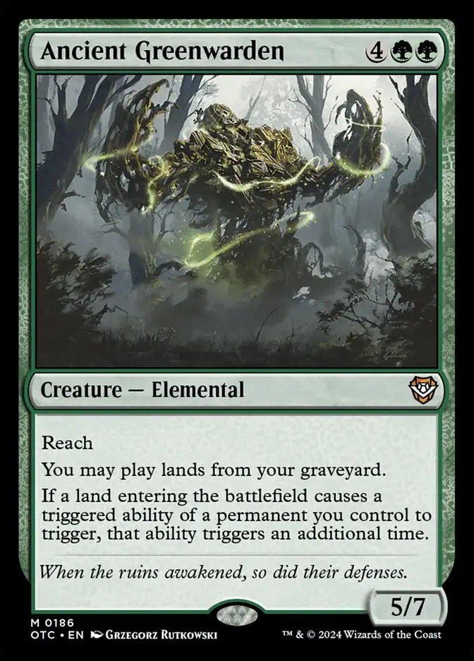 Ancient Greenwarden formats and legalities - MTG Assist