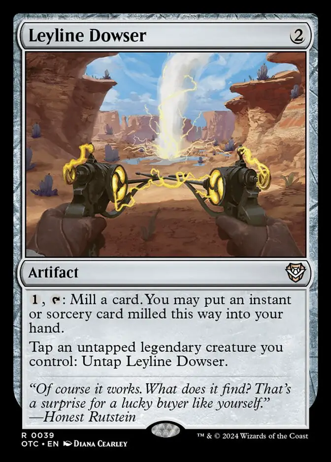 Leyline Dowser • Artifact (Outlaws of Thunder Junction Commander) - MTG ...