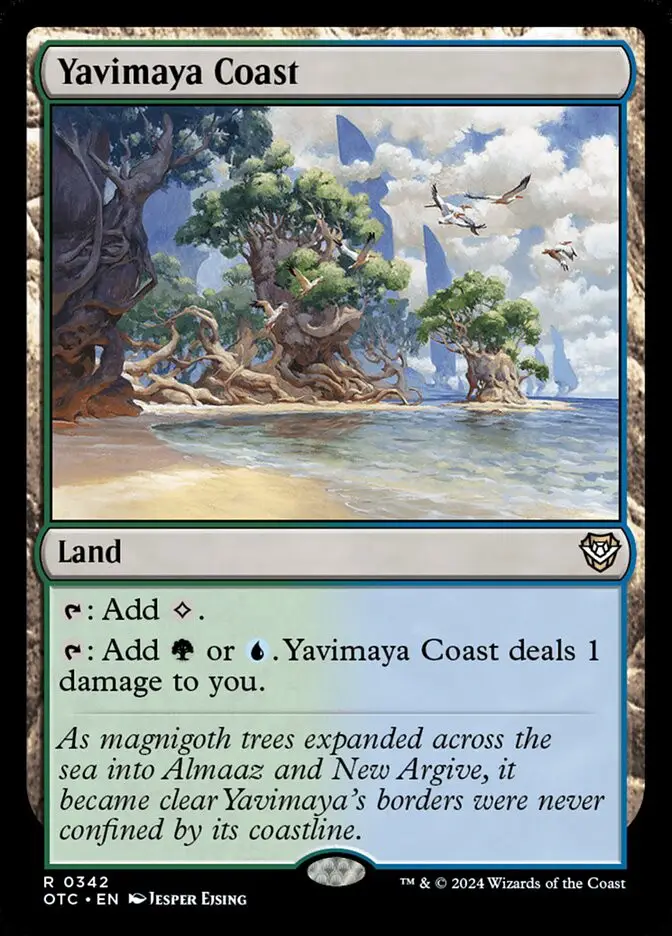 Yavimaya Coast • Land (Outlaws of Thunder Junction Commander) - MTG Assist
