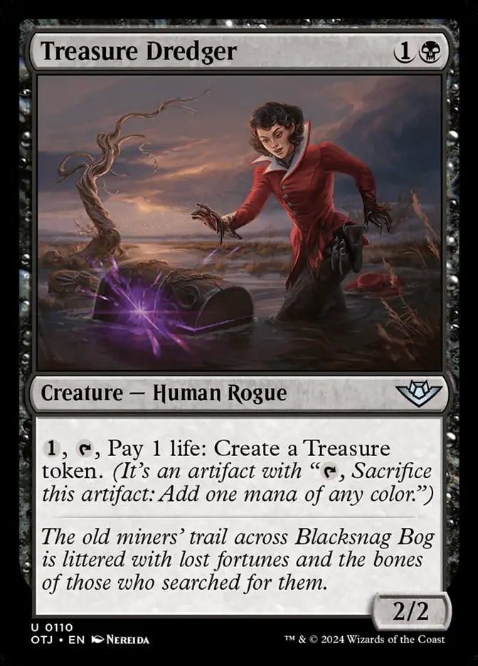 Treasure Dredger • Creature — Human Rogue (Outlaws of Thunder Junction) - MTG Assist