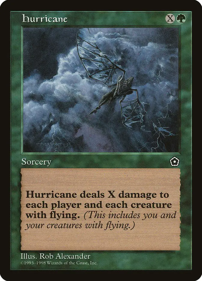 Hurricane • Sorcery (Portal Second Age) - MTG Assist
