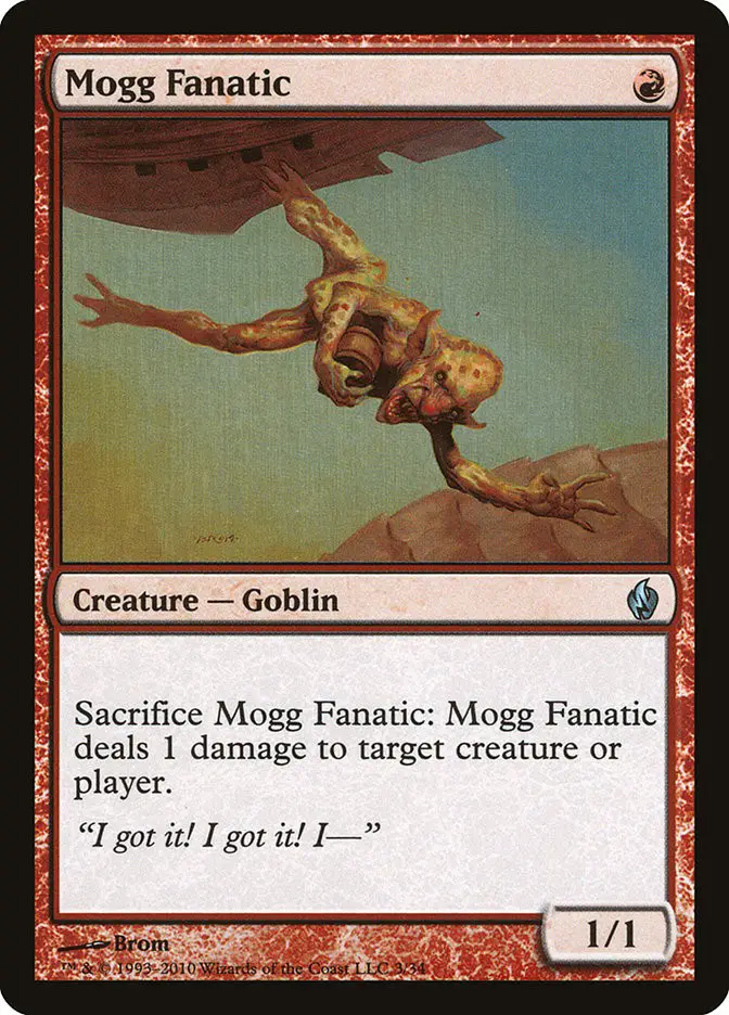 Mogg Fanatic • Creature — Goblin (Premium Deck Series: Fire and ...