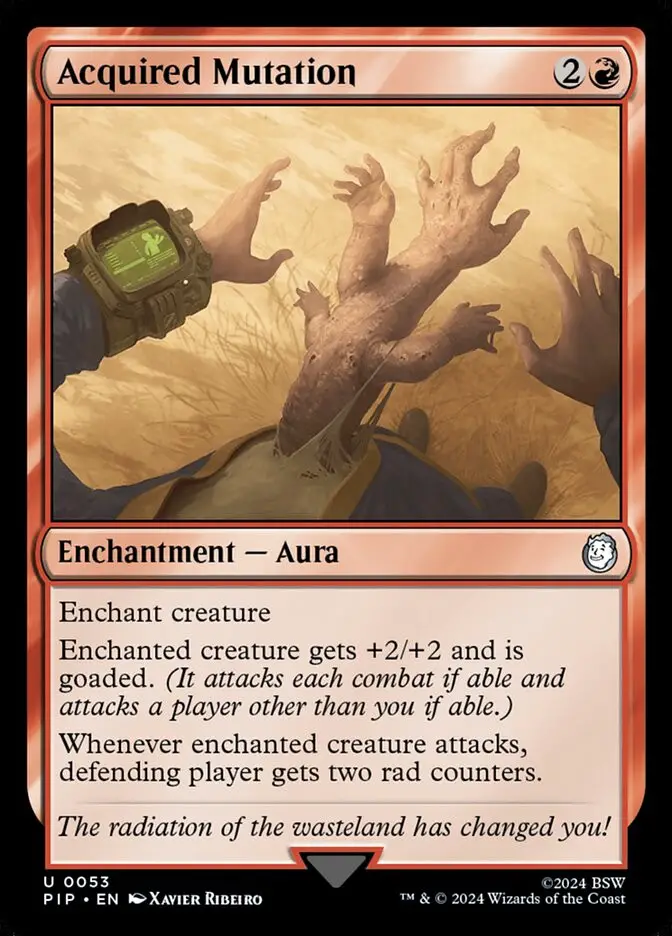 Acquired Mutation • Enchantment — Aura (Fallout) - MTG Assist