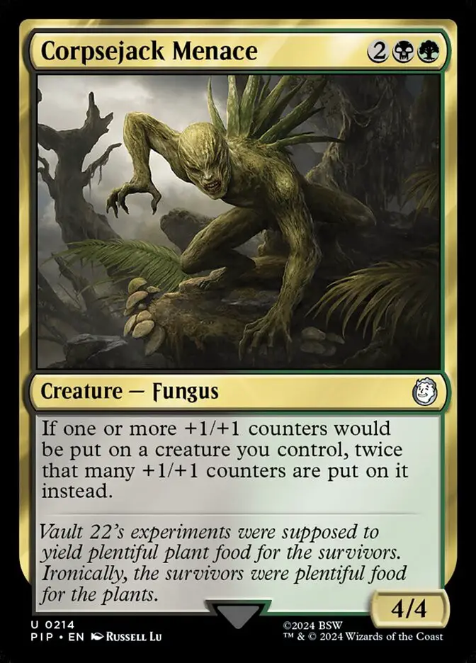 Corpsejack Menace • Creature — Fungus (Fallout) - MTG Assist