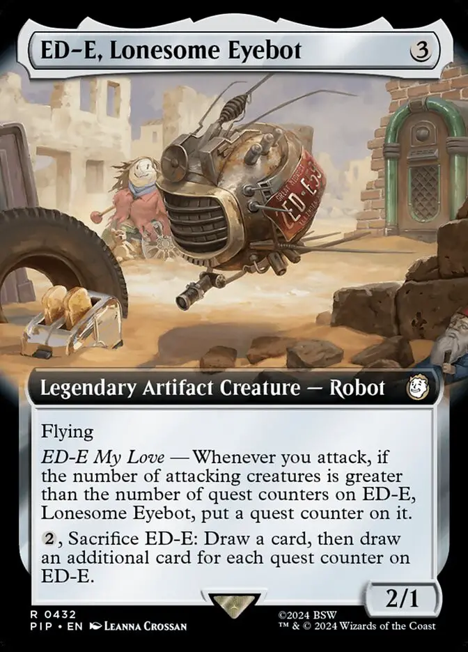 ED-E, Lonesome Eyebot • Legendary Artifact Creature — Robot (Fallout ...