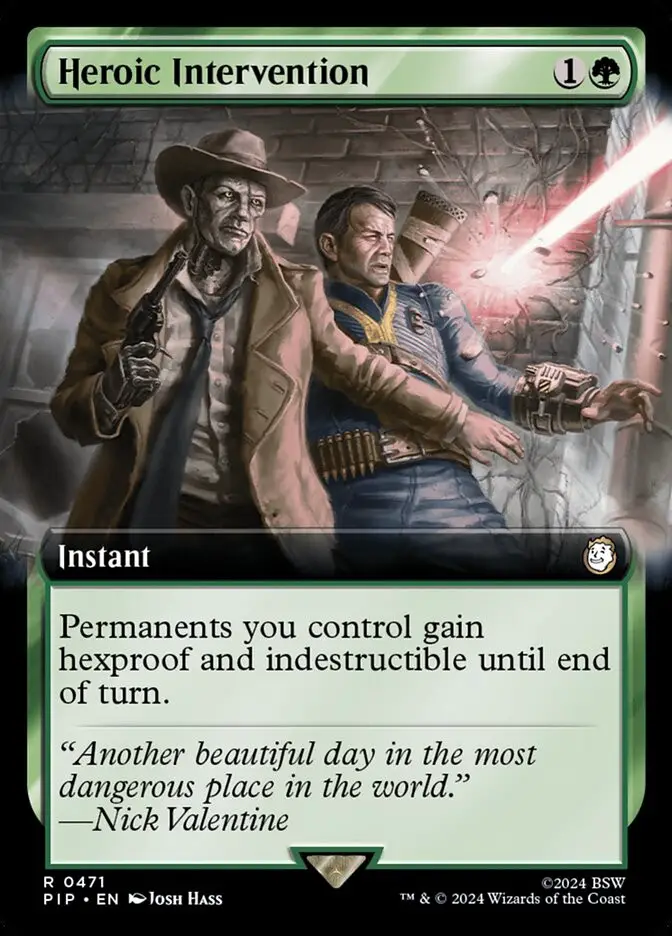 Heroic Intervention • Instant (Fallout) - MTG Assist
