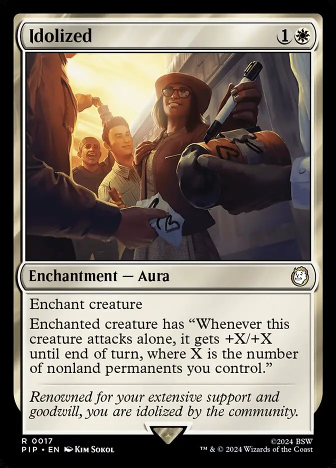 Idolized • Enchantment — Aura (Fallout) - MTG Assist