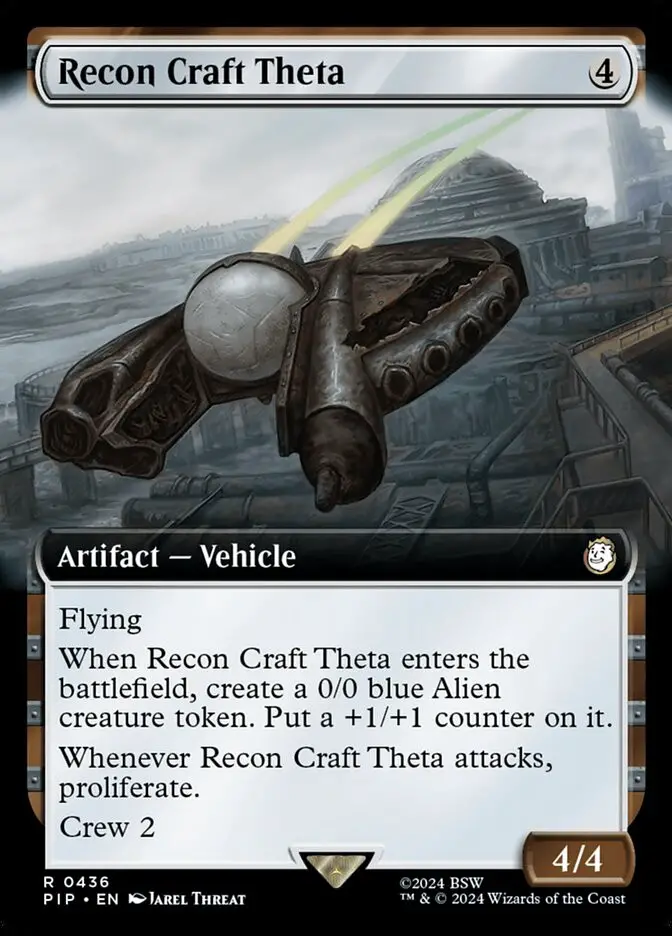 Recon Craft Theta • Artifact — Vehicle (Fallout) - MTG Assist