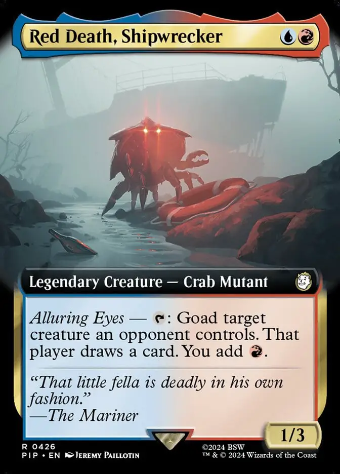 Red Death, Shipwrecker • Legendary Creature — Crab Mutant (Fallout ...