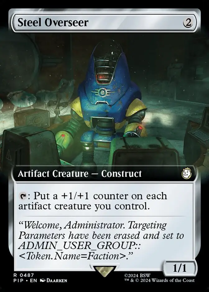 Steel Overseer • Artifact Creature — Construct (Fallout) - MTG Assist